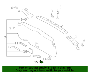 2015-2022 Subaru Switch Bezel 94381AL02AVH | Subaru Parts Store