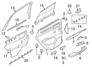 95B-837-019-GT8 - Handle, Inside - 2015-2022 Porsche Macan | European ...