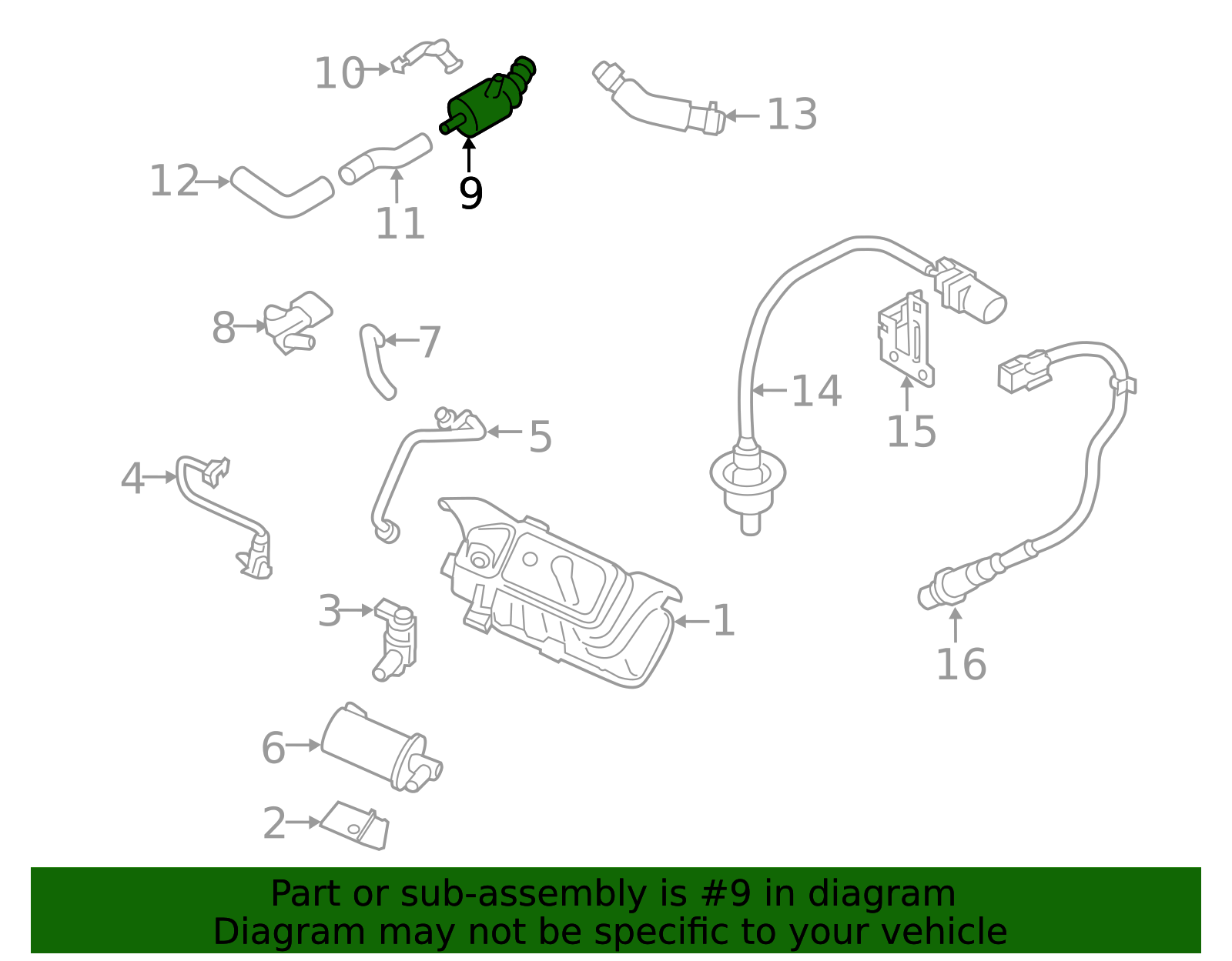 Genuine Purge Valve for 2017-2023 Hyundai | Part# 28910-3L000 | Hyundai ...