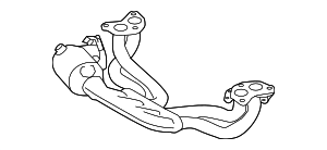 44620AE960 - Pipe Complete Exhaust Front Bam Wholesale Parts