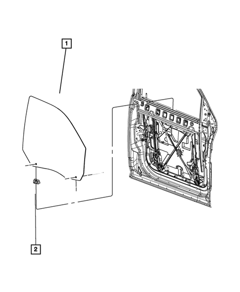 Glass and Interior Rearview Mirror for 2023 Ram 3500 | Mopar Estores