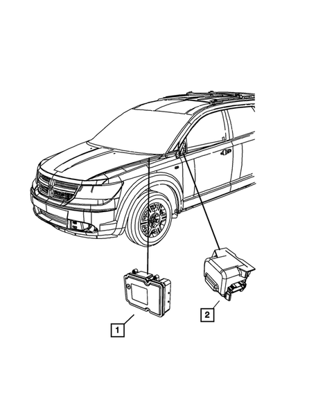 Keys, Modules and Engine Controllers for 2010 Dodge Journey | Mopar ...