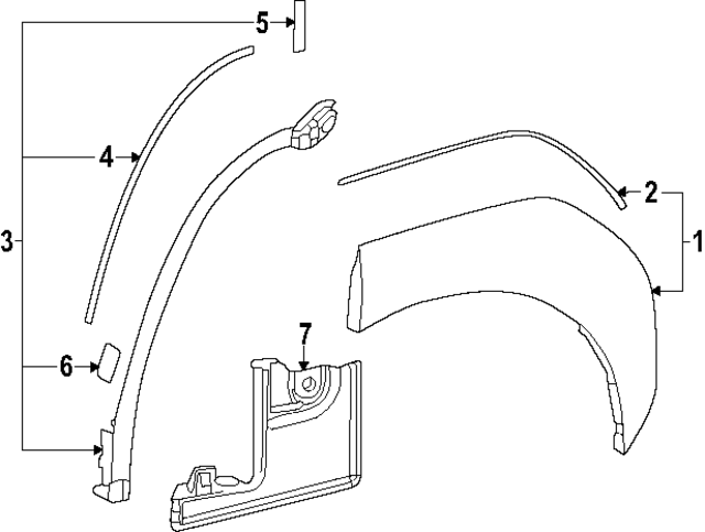 2023-2024 Subaru Solterra Edge Molding 7587442020 | TascaParts.com