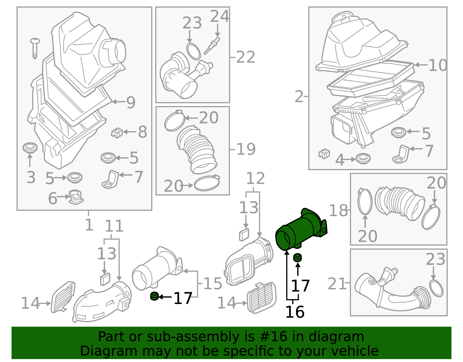 13-71-7-934-473 - Center Duct - 2019-2025 BMW | BMW Parts Exchange