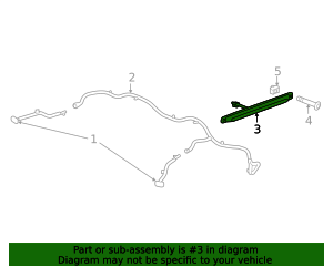 2020-2025 GM Rear Identification Lamp 84345037 GM | GMPartsDirect.com