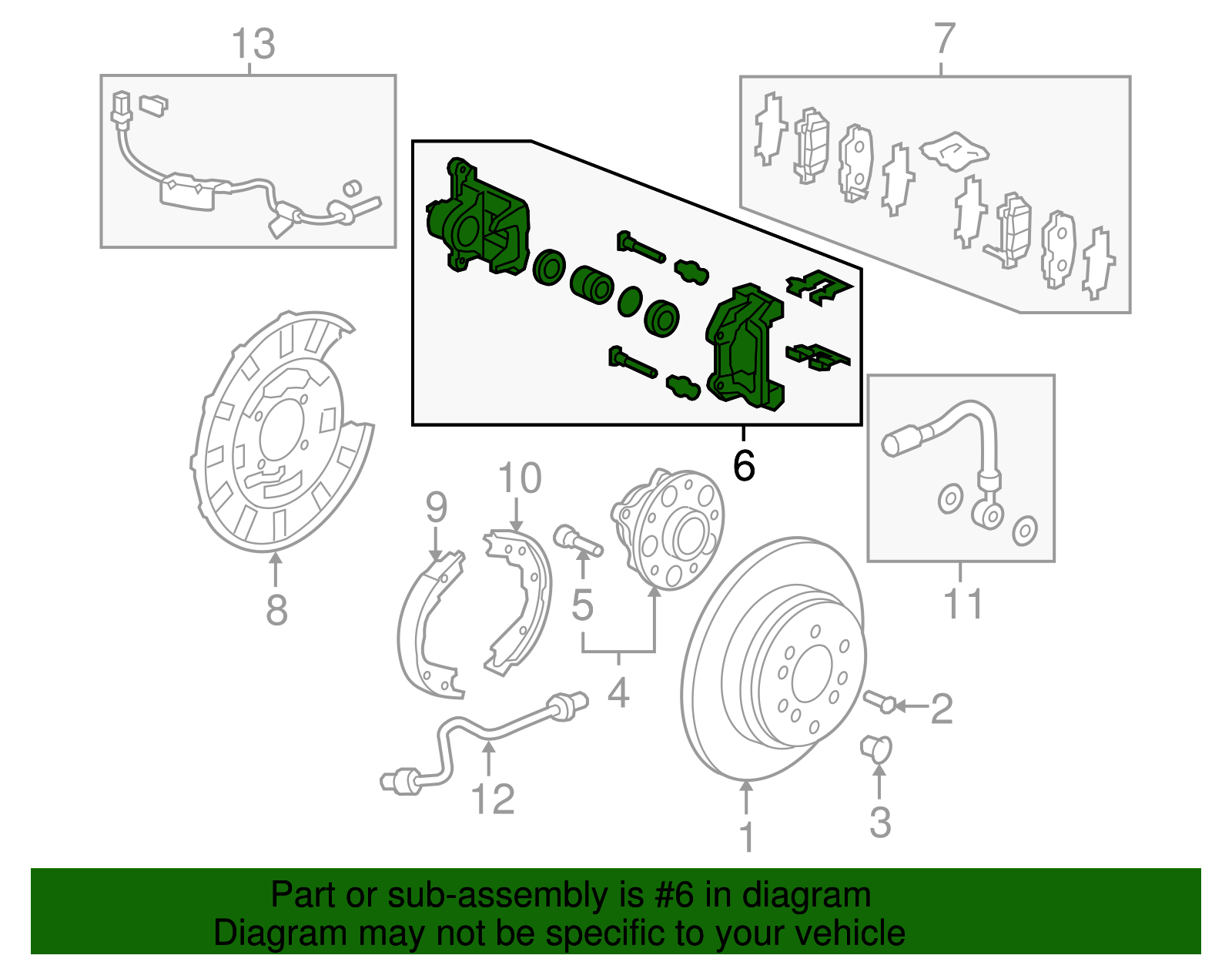 31531-T90-A01 - Caliper | Genuine Honda Parts