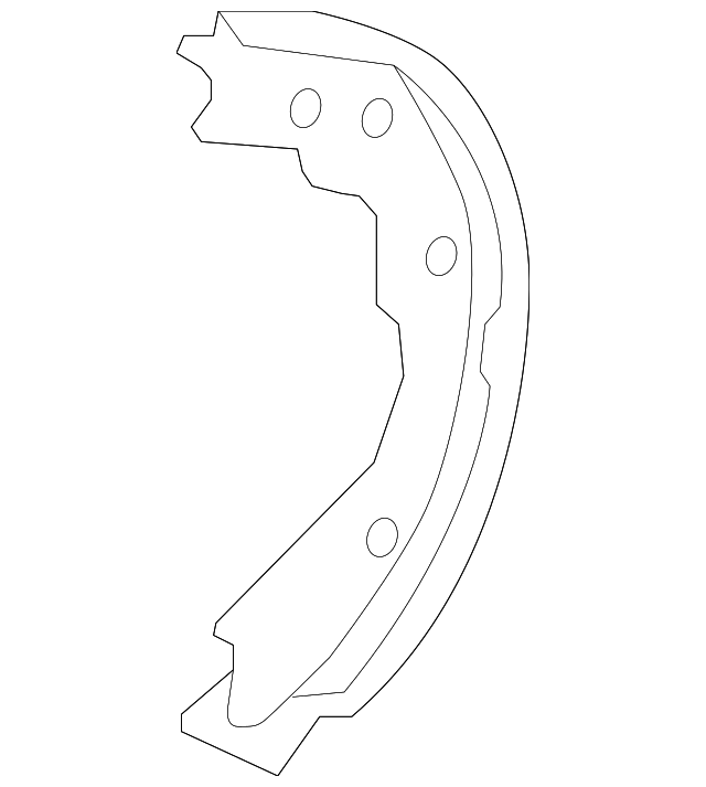 43154-STX-A01 - Park Brake Shoes 2009-2015 Honda Pilot | Honda Parts Online