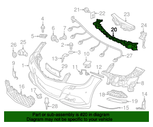 2048854665 - Support Panel 2012-2015 Mercedes-Benz | AutoNationParts.com