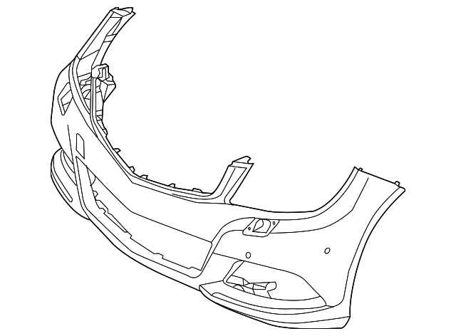 2012-2015 Mercedes-Benz Bumper Cover 204-880-80-47-64-9999 | MB OEM Parts