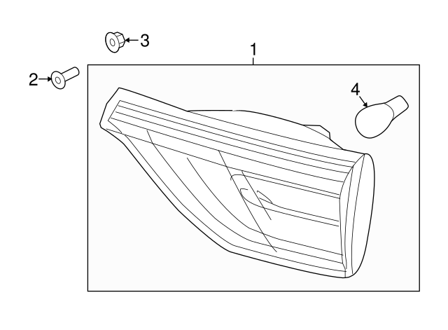 2020-2022 Kia Sportage Backup Lamp Assembly - Driver's Side (LH) 92405 ...