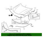 90672-SNB-901 - Support Rod Holder 2010-2017 Honda | Toronto Honda Parts