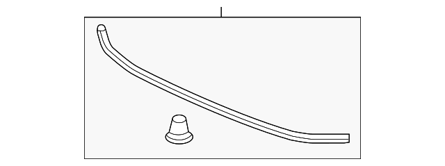 2013-2015 Honda Accord Hood Seal 74148-T3L-A00 | Cheaper Honda Parts