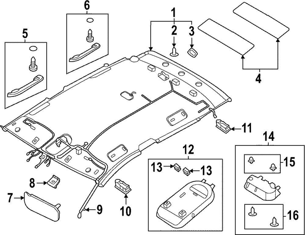 2022-2024 Hyundai Ioniq 5 Sun-Visor 85220-GI020-YGU | Hyundai Wholesale ...