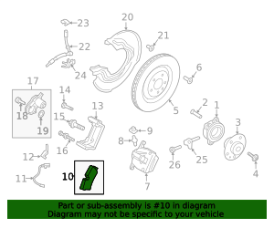2015-2024 Porsche Macan 1 Set Of Brake Pads Rear 95B-698-451-G | Sunset ...