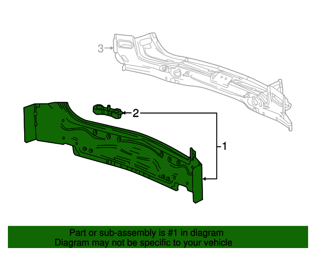 84511077 - Rear End Panel 2017-2023 Cadillac XT5 | GMPartsNow