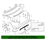 2018-2023 Jaguar E-Pace Valance Panel J9C14139 | JaguarParts.com