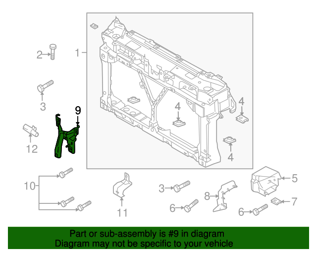 2010-2013 Mazda 3 Lock Support BBM4-52-15Y | Mazda-Parts