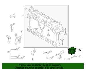 2010-2011 Mazda 3 Seal Plate BBM4-50-1V1A | Mazda-Parts