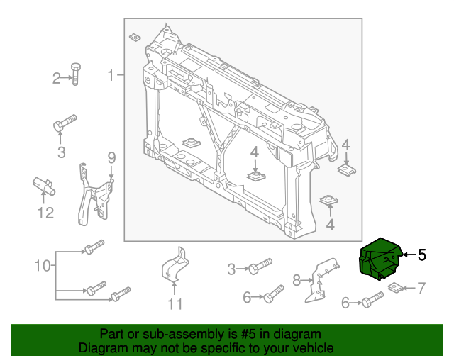 2010-2011 Mazda 3 Seal Plate BBM4-50-1V1A | Mazda-Parts