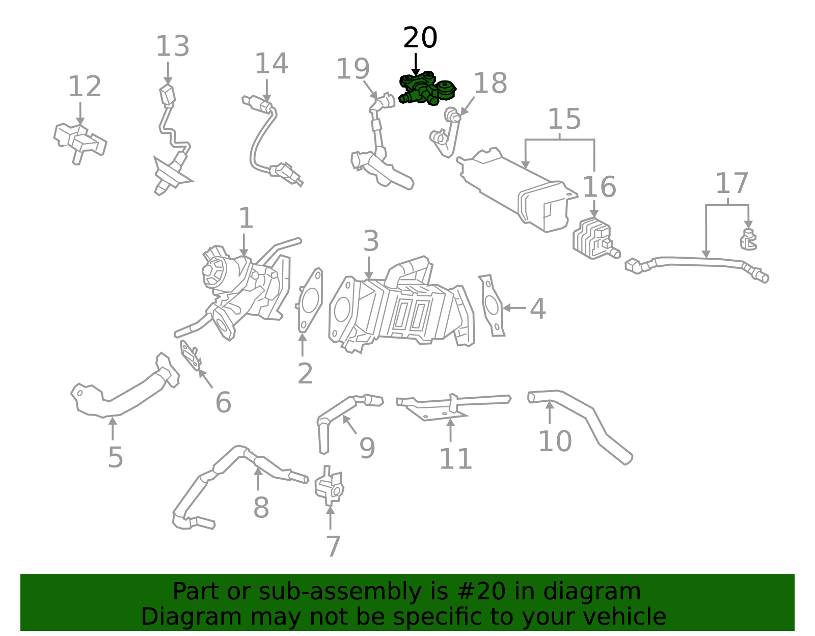 2020-2025 Toyota Vapor Canister Purge Solenoid 90910-15087 | Retail ...