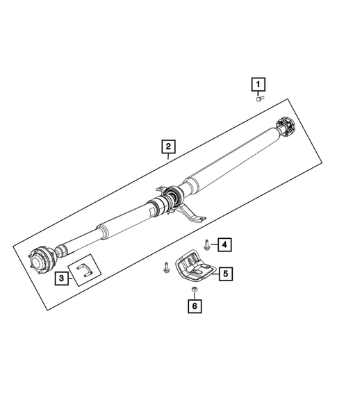 Drive Shaft for 2017 Dodge Journey | Mopar OEM Parts Direct