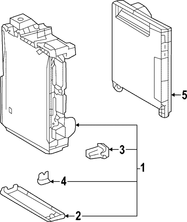2022-2024 Toyota Corolla Cross Body Control Module 89221-16030 | Toyota ...