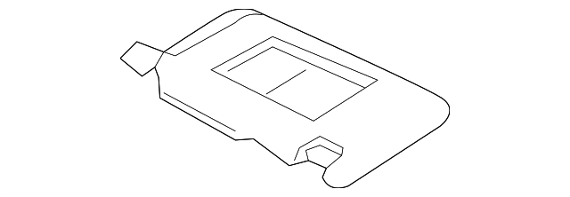 83280-T20-A91ZB - 2022-2025 Honda Civic - Sun-Visor | Genuine Honda Parts