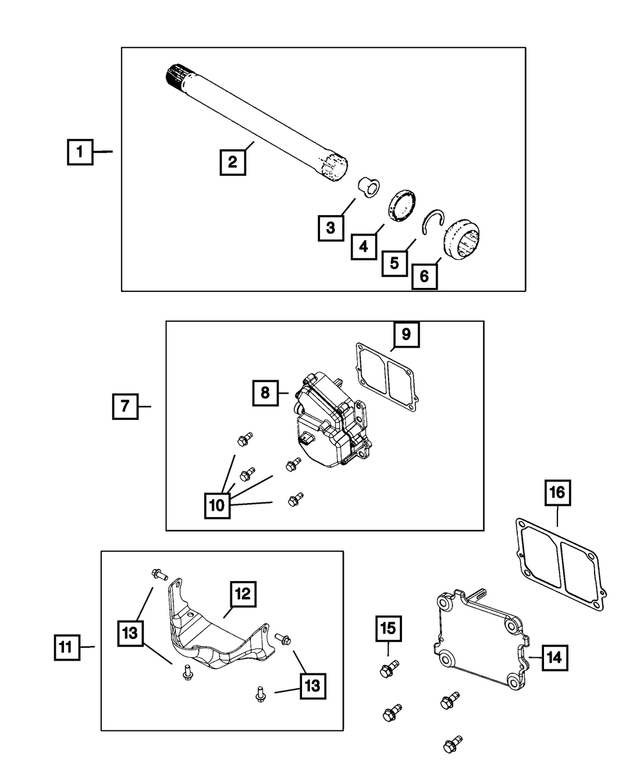 2018-2025 Jeep Axle Locker Actuator Kit 68391561AA | Mopar eStore