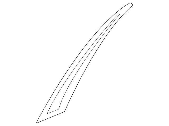 2019-2020 Nissan Altima Frame Molding 802D3-6CA0A | QuirkParts