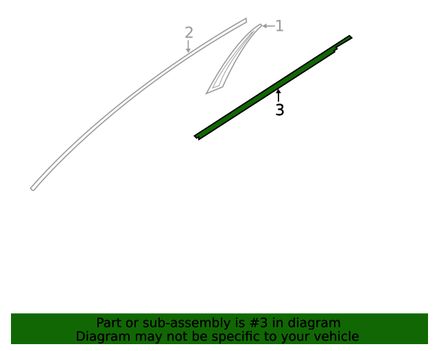 80820-6CA0A - Belt Molding - 2019-2021 Nissan Altima | Nissan OEM Parts ...
