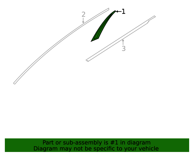 2019-2024 Nissan Altima Frame Molding - Driver's Side (LH) 802D3-6CA0B ...