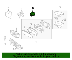 2019-2023 Genesis G70 Hazard Switch 93791-G9000 | World OEM Parts Hyundai