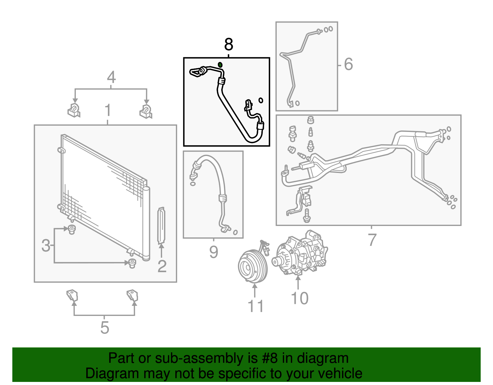 Toyota Discharge Hose Part# 8870308090 | Toyota of Colorado Springs