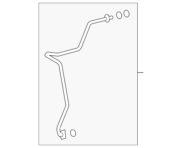 2017-2020 Toyota Sienna Pipe, Cooler Refrigerant Liquid, A 88716-08330 ...