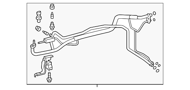 88710-08070 - Liquid Line - 2011-2016 Toyota Sienna | OEM Genuine ...