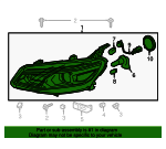 84653388 - Passenger Side Headlamp 2016-2018 Chevrolet Malibu ...