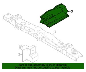 92182-5EF0A - Radiator Support Access Cover 2020-2022 Nissan Versa ...
