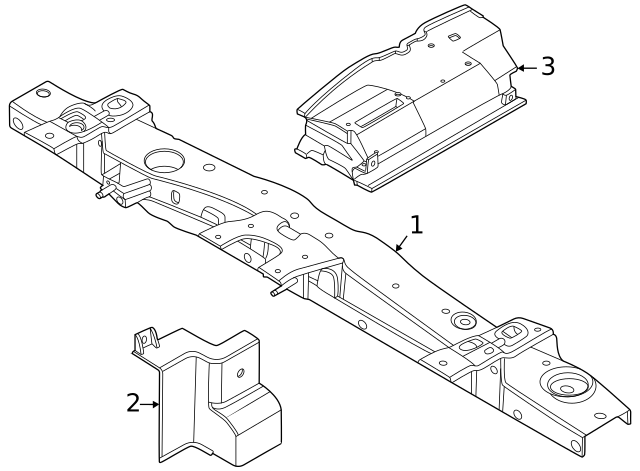 92182-5EF0A - Radiator Support Access Cover 2020-2022 Nissan Versa ...