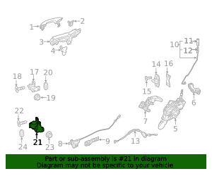 2017-2024 Mercedes-Benz Door Hinge 213-730-21-02 | AutoNationParts.com