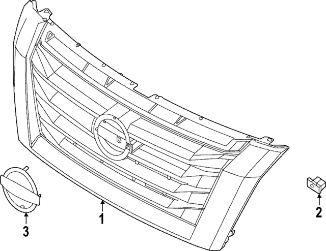 2022-2024 Nissan Pathfinder Grille 623106TA0D | Retail Performance Auto ...