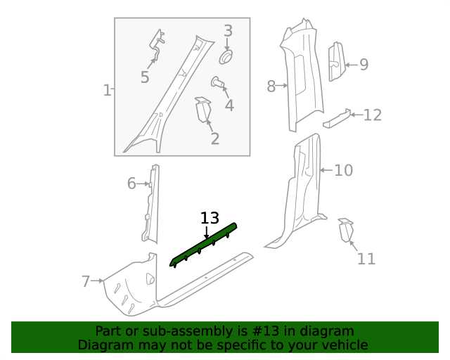 2015-2018 Porsche Macan Sill Plate 95B-853-467-AJ | OEM Parts Online