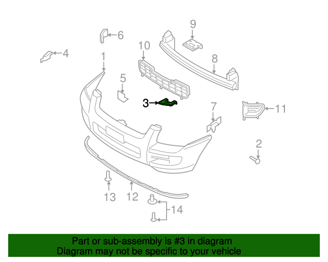 2005-2010 Kia Sportage Outer Bracket - Passenger Side (RH) 86582-1F000 ...