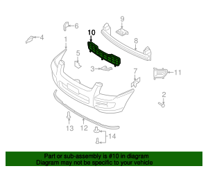 86561-1F000 - Center Grille 2005-2008 Kia Sportage | Kia.Parts Store