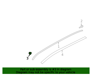 2011-2020 Infiniti Wiper Arm Assembly Nut 01225-N8051 | Infiniti of ...