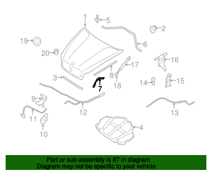 2007-2014 BMW Side Seal 51-76-7-185-551 | OEM Parts Online