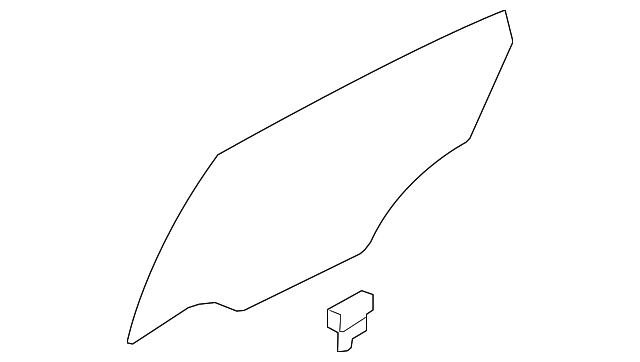 83420-AB020 - Door Glass - 2021-2023 Hyundai Elantra | OEM Parts Quick