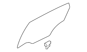 83420-AB020 - Door Glass - 2021-2023 Hyundai Elantra | OEM Parts Quick