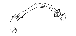 11537598237 - 2012-2016 BMW Engine Coolant Hose (11-53-7-598-237) | BMW ...