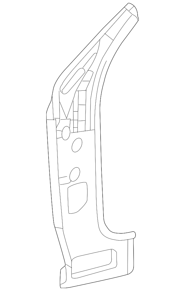 163-630-09-10 - A Pillar Inner Left Assembly 1998-2005 Mercedes-Benz ...