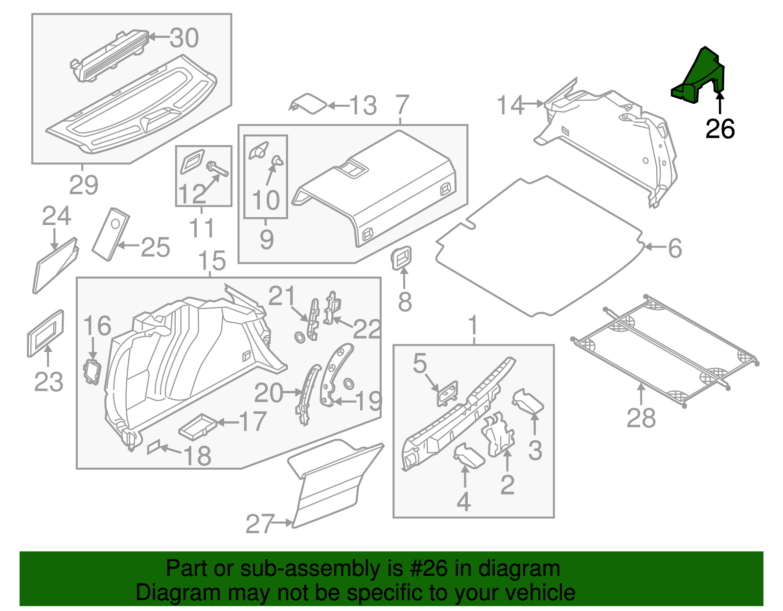 5C6-857-534-A - Lower Mount 2013-2016 Volkswagen Jetta | AutoNation Parts